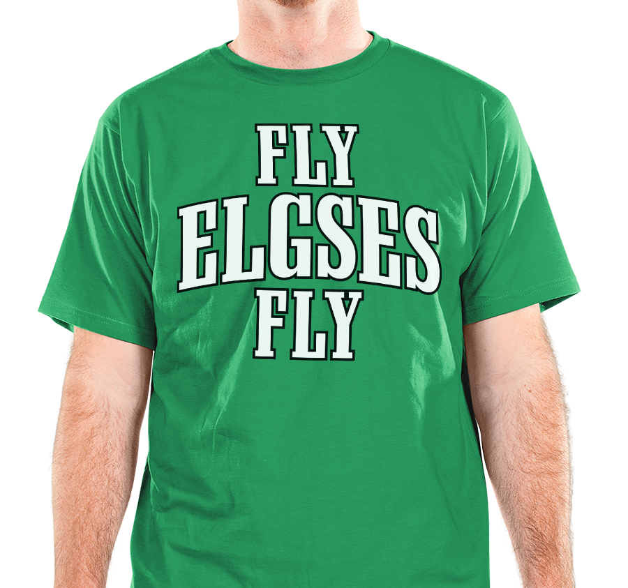 "Fly Elgses Fly" Philadelphia Unisex T-Shirt – 26 Shirts