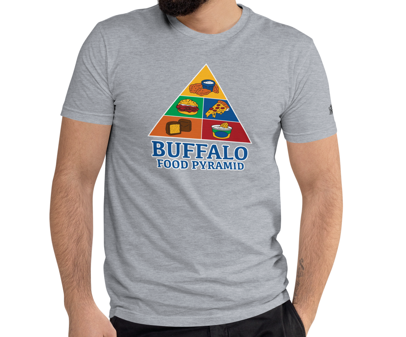 "Buffalo Food Pyramid" Unisex T-Shirt – 26 Shirts