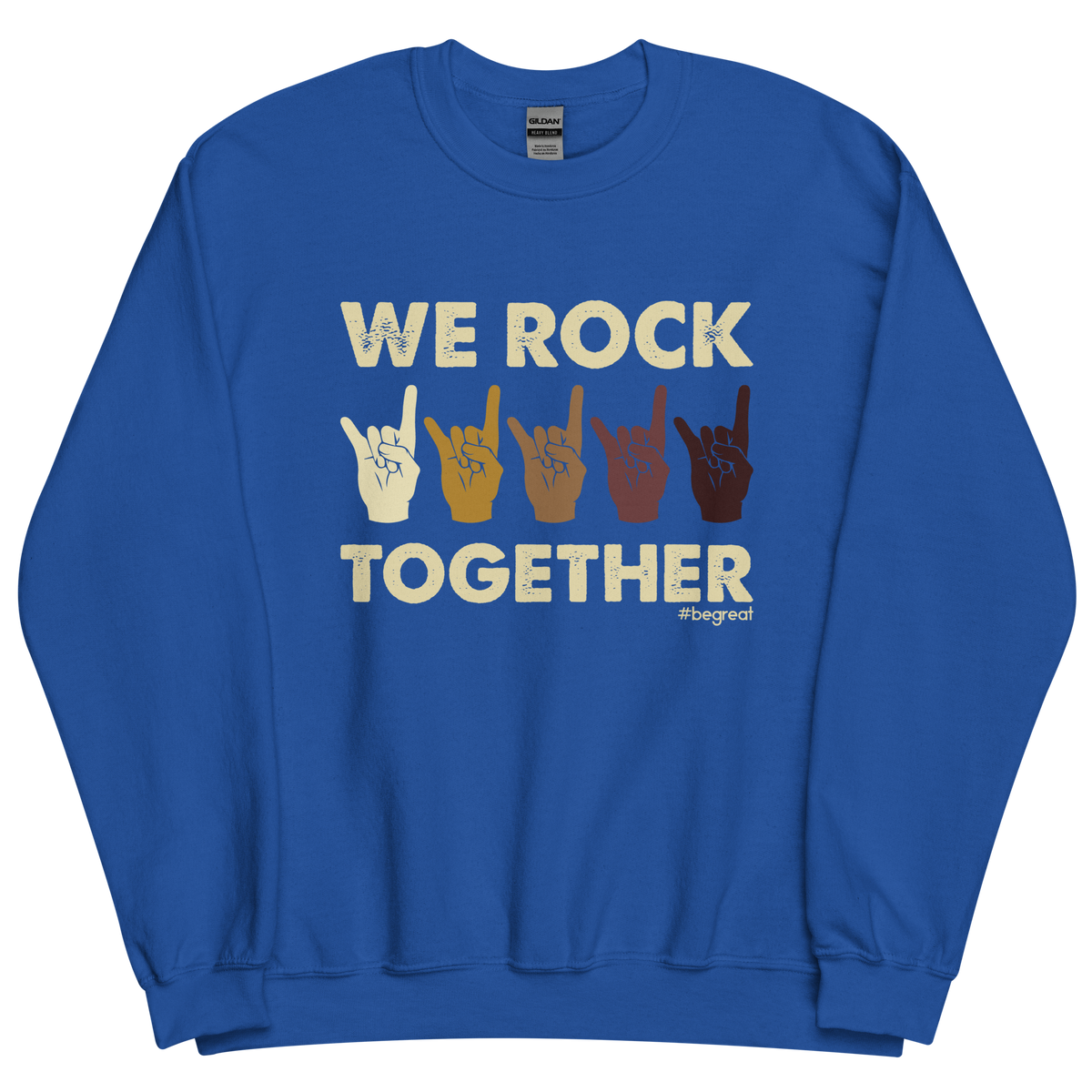 Official Nick Harrison "We Rock Together" Sweatshirt (Royal) – 26 Shirts