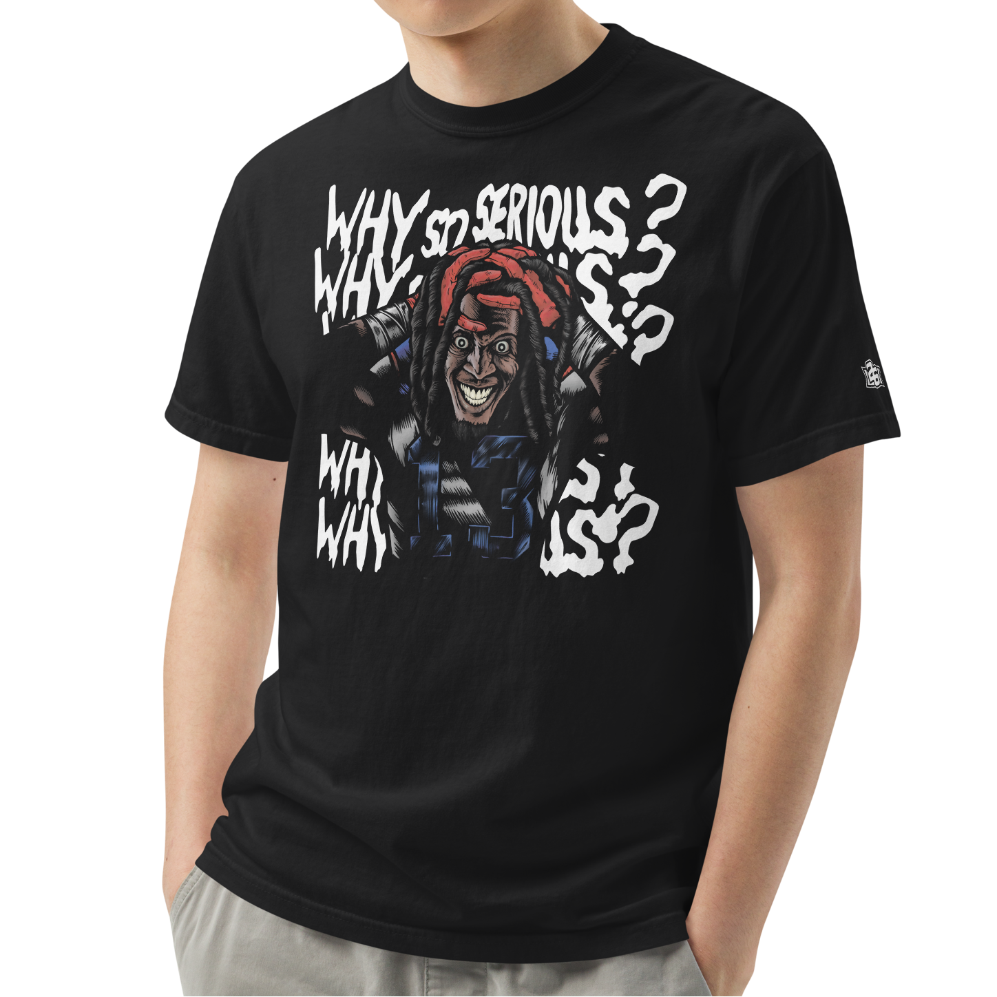 "Why So Serious?" Premium Garment-Dyed Heavyweight T-Shirt – 26 Shirts
