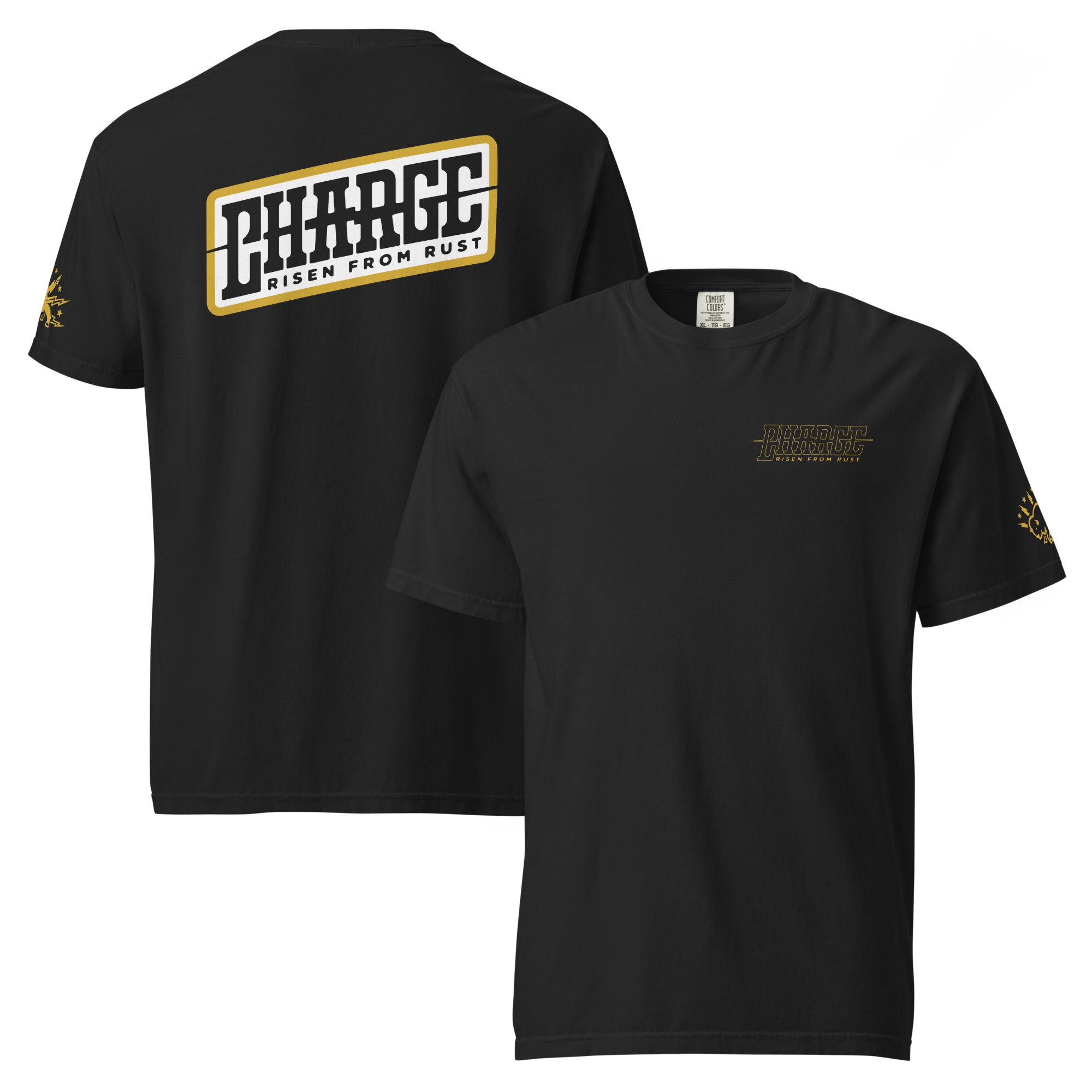CHARGE "Greaser" Premium Garment-Dyed Heavyweight T-Shirt – 26 Shirts