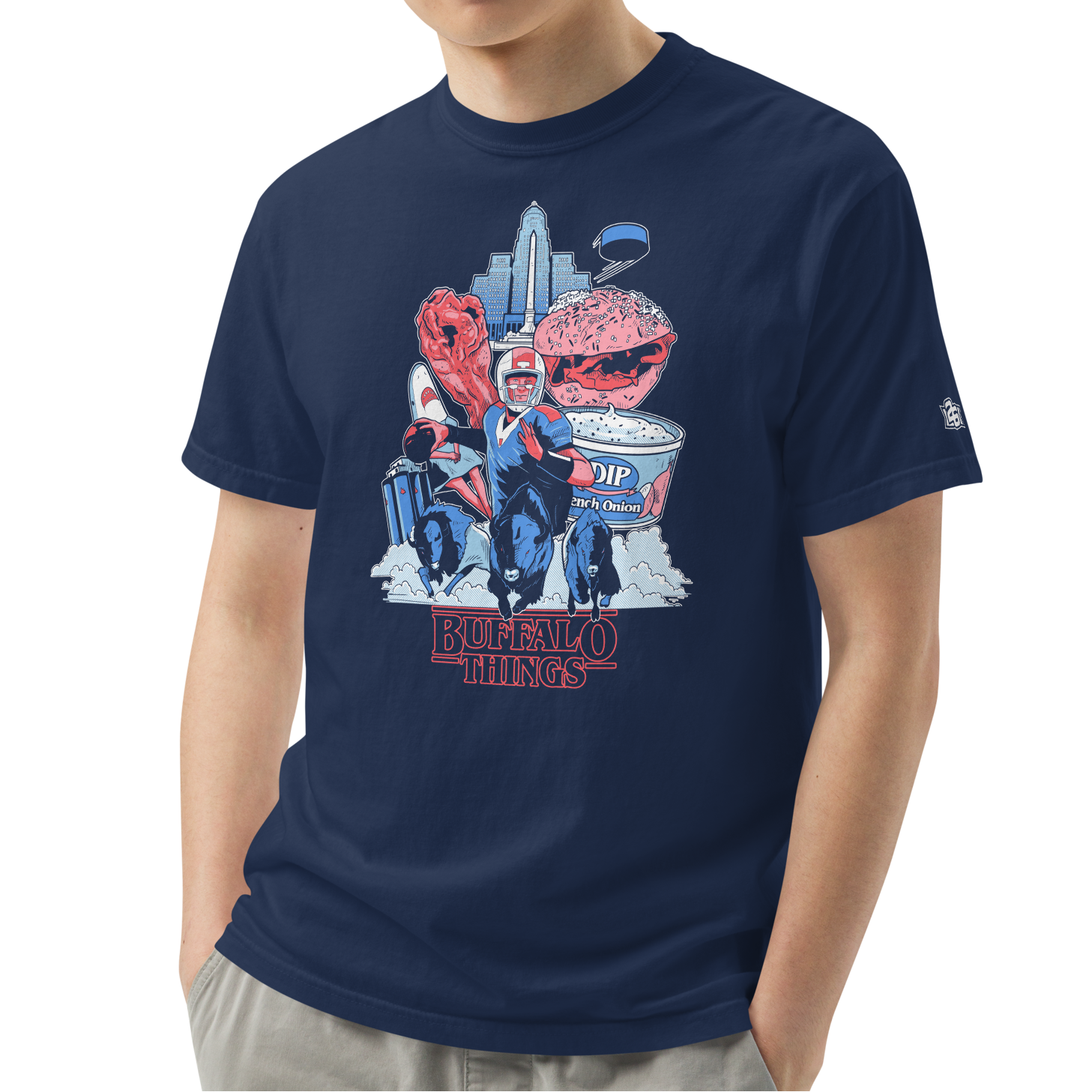 "Buffalo Things" Premium Garment-Dyed Heavyweight T-Shirt – 26 Shirts