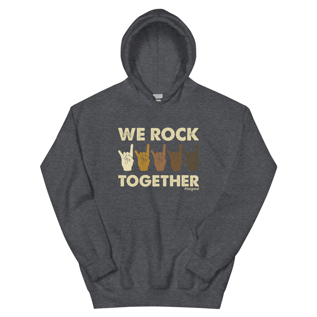 Official Nick Harrison "We Rock Together" Hoody (Dark Heather) – 26 Shirts