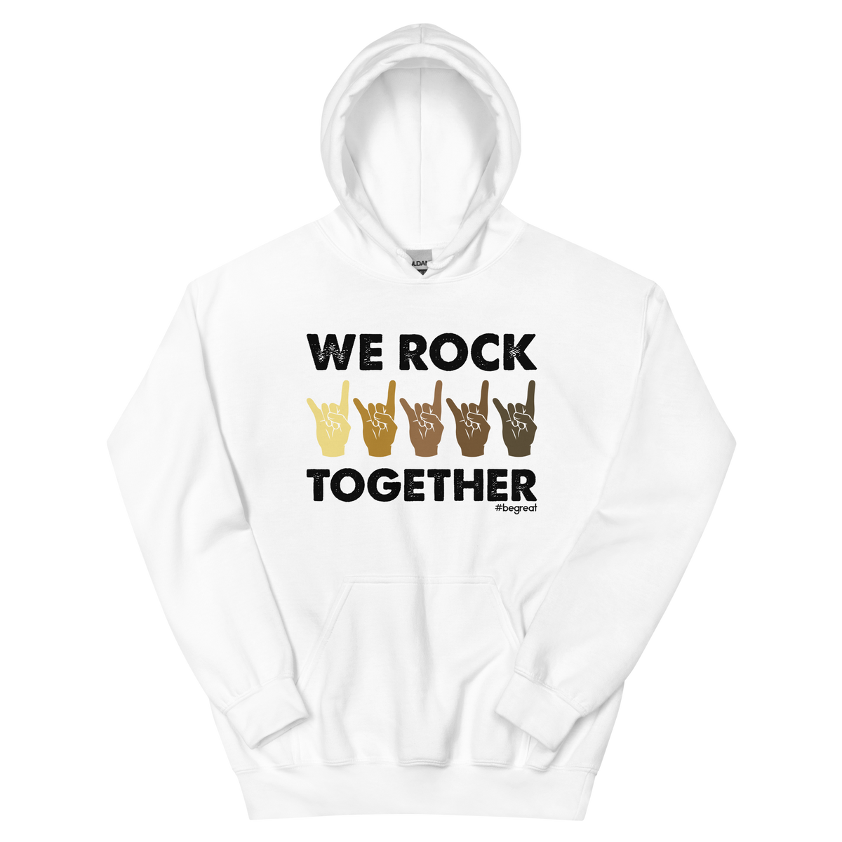 Official Nick Harrison "We Rock Together" Hoody (White) – 26 Shirts